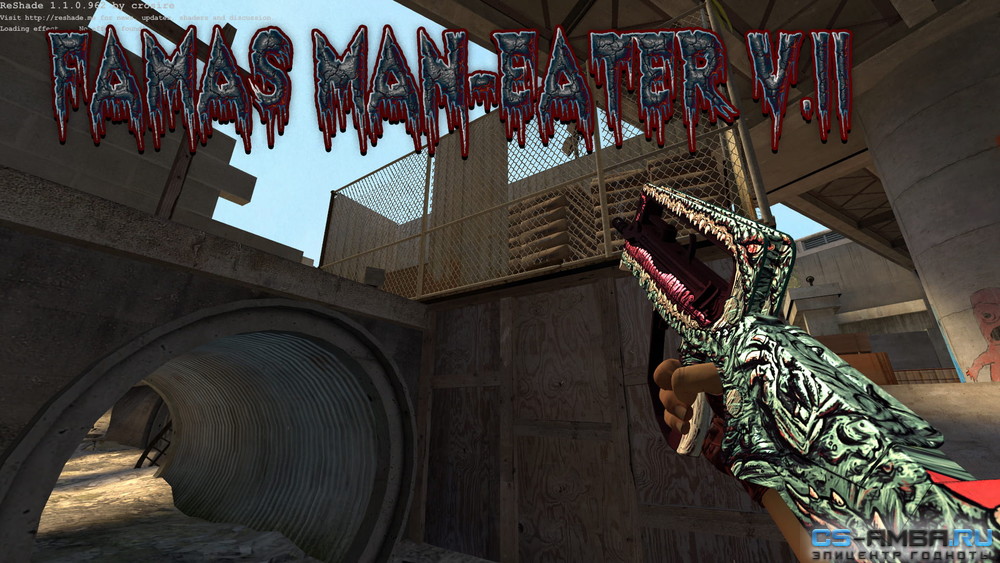 Famas Man-Eater v.II [Gloves] | Модели оружия для CS:Source